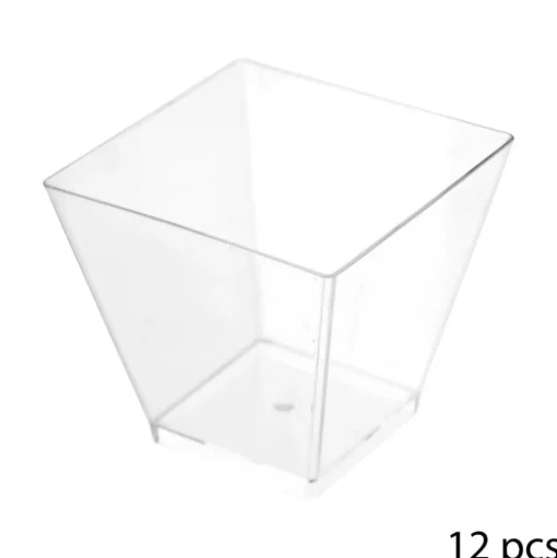 5 FIVE SIMPLY SMART - 5five - 12 verrines carrées plastique - Maison et ...